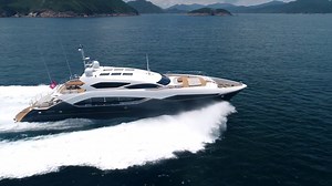 Sunseeker 130 Predator VITAMIN D for Sale | BRISTOW-HOLMES VITAMIN D is a fantastic example of the extremely spacious and striking Sunseeker Predator 130. Find out more here: bit.ly/VITAMINDforSALE #TheYachtnet | Yachtnet