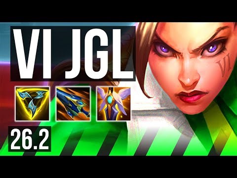 VI vs VIEGO (JGL) | Good KDA: 8/1/8 | EUW Challenger | 26.2