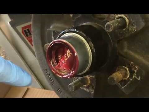 Greasing Dexter Axle E-Z Lube Bearings and Inspecting Tires on Our Travel Trailer