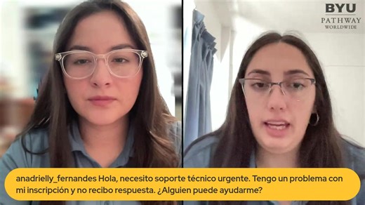 Conéctate a nuestro En Vivo de PathwayConnect y descubre oportunidades reales para estudiar, crecer y avanzar hacia tus metas académicas y profesionales. �� Hablaremos sobre cómo funciona el programa, los requisitos, el apoyo que recibirás y cómo este puede ser el primer paso hacia tu carrera universitaria. ¡Te esperamos con toda la información y para resolver tus dudas en vivo! �� | BYU-Pathway Worldwide