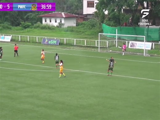 Pookie Sumaiya scored 5 goals against Samtse WFC! Her team, Paro FC, won the match with a dominant 28–0 victory. #soulfootball | Matsushima Sumaya | Paro | Soul Football