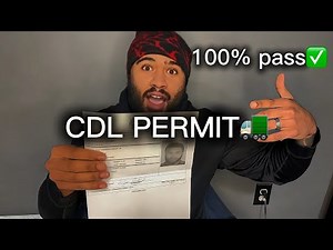 How To Pass CDL permit Test on the FIRST TRY in 2025 (NO HANDBOOK NEEDED)￼