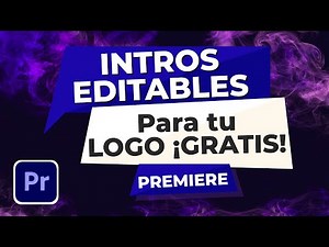 🎬 Editable intros for your logo 🥳 for PREMIERE 🎬 (Tutorial)