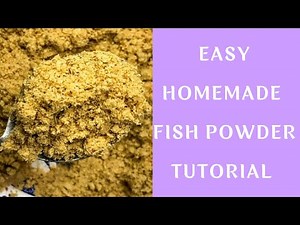 How To Make Fish Powder | Herring Fish Powder | HomemadeShawa Fish Powder