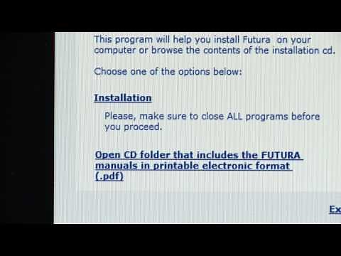 SINGER® FUTURA™ Software Installation for Windows 7