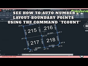 How I auto number serially with text in autocad || Complete video