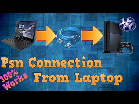 [EASY] How to connect to Psn with a Laptop by LAN on Ps4 (Network Bridge) (Mic)
