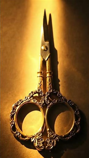Victorian Stork Scissors: Classic Precision & Design #Shorts