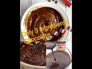 Its amazing to make Chocolate at home|Homemade Chocolate glaze recipe|Chocolate Syrup make at home