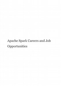 Apache Spark Careers and Job Opportunities - SlideServe