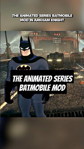 Batman Animated Series Batmobile MOD in Arkham Knight #shorts