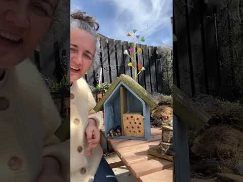 Turning your garden waste into a wonderful home for bugs & insects! This rough step-by-step DIY