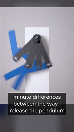 This chaotic pendulum is really weird