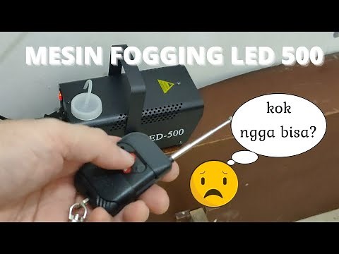 UNBOXING & REVIEW MESIN FOGGING LED 500 | MURAH TAPI APA BERFUNGSI?