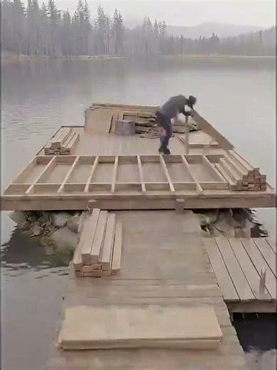 He Built a Modern Cabin on a Private Island