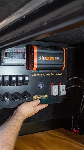 🔧 BTS: ProBoost40 Install Behind the scenes of serious power going in. 40A DC-DC charger. Solar ready. Adventure approved. Watch it come to life 🔋 👉 Follow us for more 12V tips & installs. #teamBMPRO #poweringyouradventures #BMPRO #offgrid #caravan | BMPRO