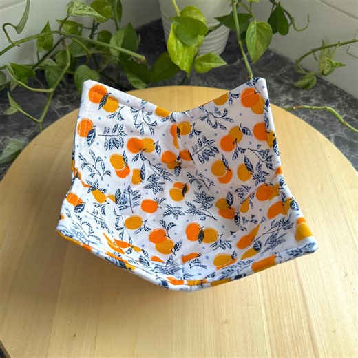 Bowl Cozy, Soup Holder, Bowl Hot Pad: Reusable and Reversible - Etsy UK