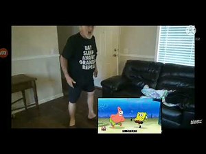Angry Grandpa smash Hdtv SpongeBob Dynamite