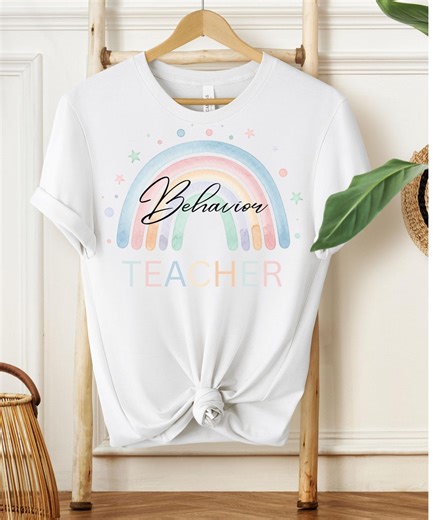 Behavior Teacher Shirt, Teacher Rainbow Shirt, Gift for Teacher, Teacher Appreciation, Hello First Grade Shirt, Funny Teacher, Fun T Shirt - Etsy