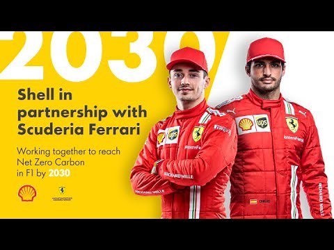 Shell in Partnership with Scuderia Ferrari: Working Towards Net Zero Carbon in F1