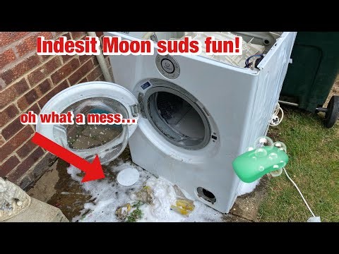 Indesit Moon SIXL145 washing machine || Easy washing powder & washing up liquid v Indesit Moon