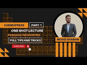 Periodic properties class 11 one shot ll full chapter revision for neet