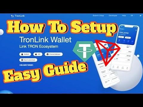 Tronlink wallet setup Tutorial for USDT TRC20 and Tron TRX