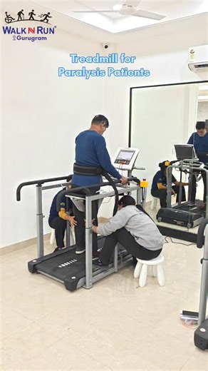 WALK_N_RUN - PHYSIOTHERAPY / NEURO_SPINAL_PEDIA REHAB on Instagram: "Recovery is not about shortcuts. It is about the right tools, the right protocol, and relentless consistency. At Walk N Run Gurugram branch, our specialized rehabilitation treadmill is helping paralyzed patients retrain walking patterns safely and scientifically. Each step is supported, measured, and progressed with purpose, not guesswork. Physiotherapy rehab recovery physio physiotherapist gurugram branch recovery"