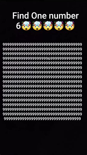 find One number 6 🤯🤯🤯🤯🤯🤯🤯🤯🤯🤯🤯