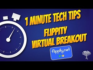 1 Minute Tech Tip- Create Virtual Breakout Rooms with Flippity