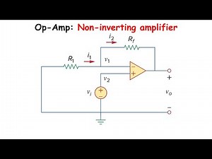 28. OP-AMP: Non-Inverting Amplifier - Concepts and Examples