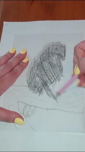 How to Transfer a Drawing with Tracing Paper | Trace and Transfer Images and Text #shorts #tracing