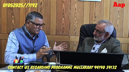 5.6K views · 33 reactions | "Programme Mullakaat" Watch informative interview Dr Sulman With Senior Journalist Ghulam Hassan | Aap Interview channal | Facebook