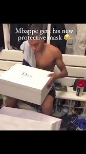 6K views · 37 reactions | Mbappe gets his new protective mask  | Football with Brownie | Facebook