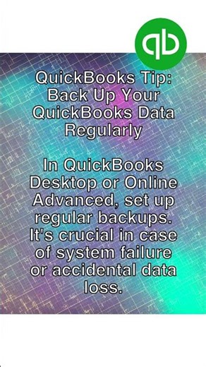 Protect Your Financial Data! #quickbooks #backup