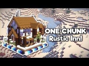 Minecraft: Rustic Inn in ONE CHUNK! [Tutorial]