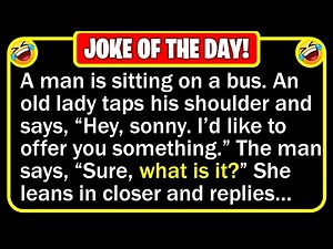 🤣 BEST JOKE OF THE DAY! - A man is sitting on the bus, reading a book, when... | Funny Daily Jokes