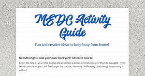 MEDC Activity Guide