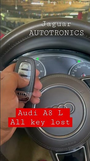 Audi A8 all key lost programming done in AUTEL