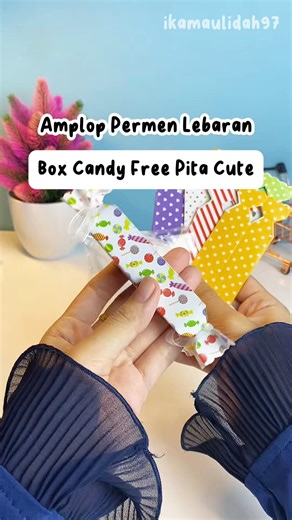 Review amplop Lebaran unik bentuk nya kayak permen 3D, pasti disukai ponakan #review #amploplebaran