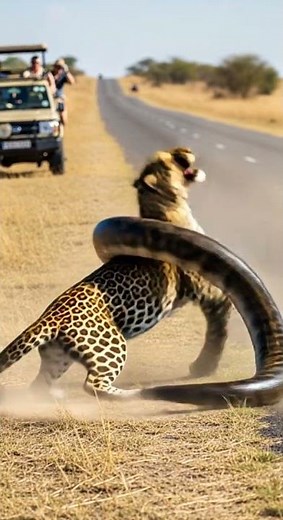 Leopard vs Python – who’s the real jungle king Watch the ultimate showdown