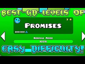 Best Geometry Dash Levels of Easy Difficulty 😀