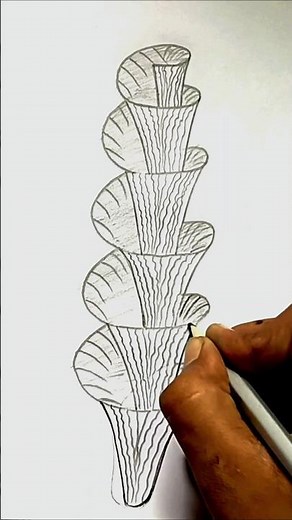 Draw a Realistic 3D Spiral (Beginner Friendly) | Easy 3D Spiral Drawing Tutorial ⏱️| Debanjan Arts