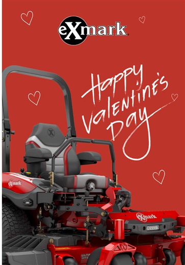 Happy Valentine’s Day. ❤️ #TeamExmark #Exmark #ExmarkMowers #lawntok #valentinesday
