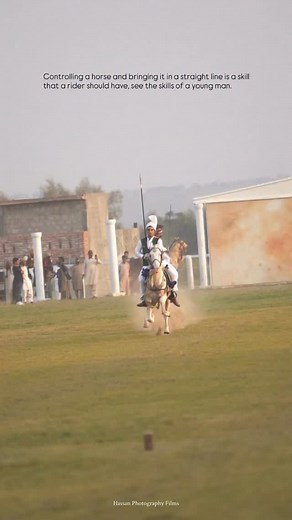 18K views · 11K reactions | Controlling a horse and bringing it in a straight line is a skill that a rider should have, see the skills of a young man ❤️ | Maher Hassan Nawaz | Facebook