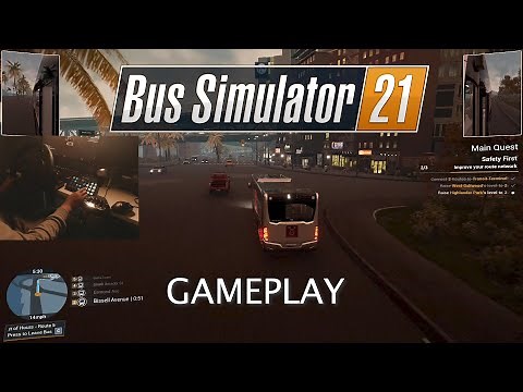 Bus Simulator 21 - Safety First Raising Highlander Park to Level 2 Gameplay