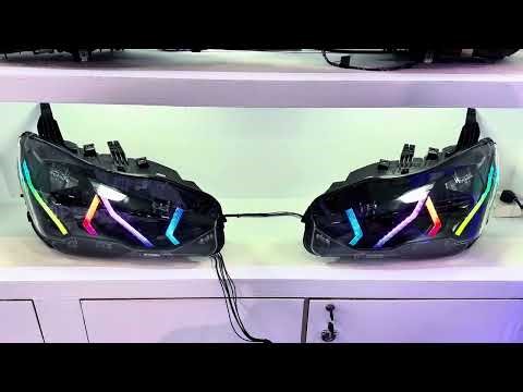 #Legendary detonating headlights, detonating taillights, and 64-color rgb cool modeling display.