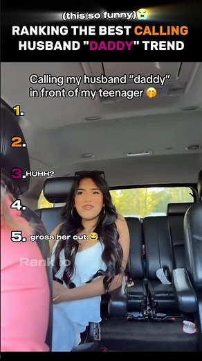 Ranking The Best Calling Husband Daddy Trend 😂