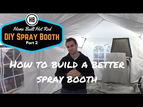 How to build a spray booth - part 2 Important improvements
