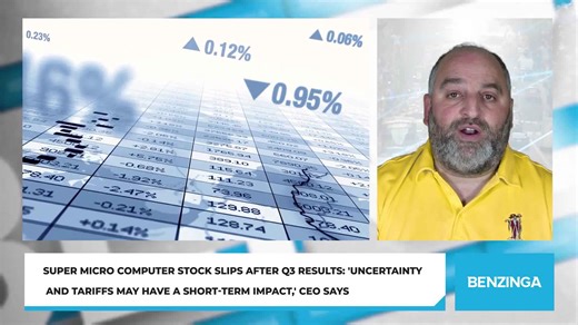Super Micro Computer Stock Slips After Q3 Results: 'Uncertainty And Tariffs May Have A Short-Term Impact,' CEO Says